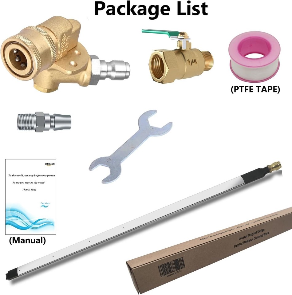 Radiator Cleaning Wand,Radiator Genie Water Air Cleaning Wands,Radiator ...