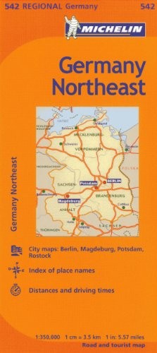 MICHELIN GERMANY NORTHEAST MAP 542 (MAPS/REGIONAL 9782067186118| eBay