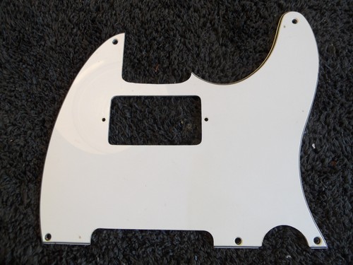 Warmoth Telecaster Pickguard, Humbucker, 5-Hole, White | eBay