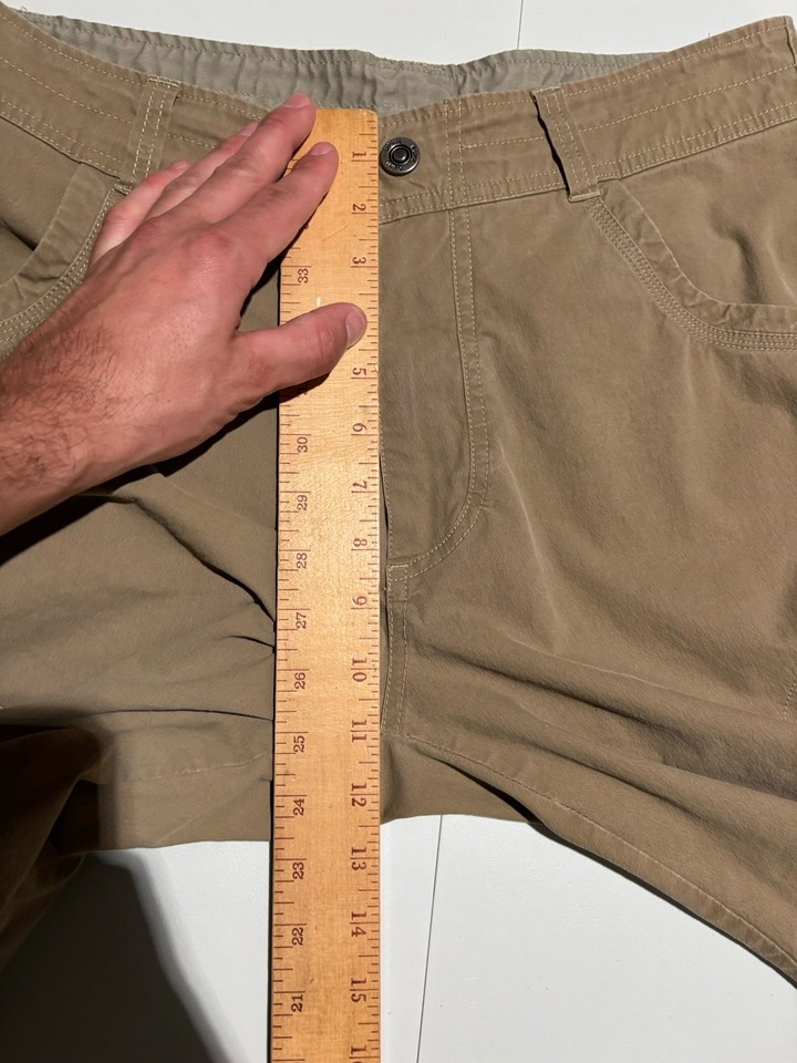 Kuhl Men's 33 Ramblr Shorts Khaki Vintage Patina Dye 5125 Performance ...