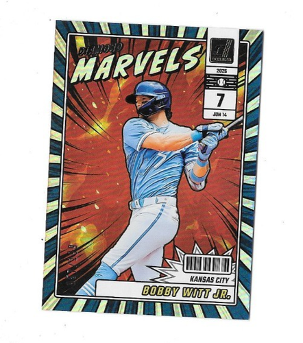 2025 Panini Donruss Bobby Witt Jr MARVELS FOIL #57/199 | eBay