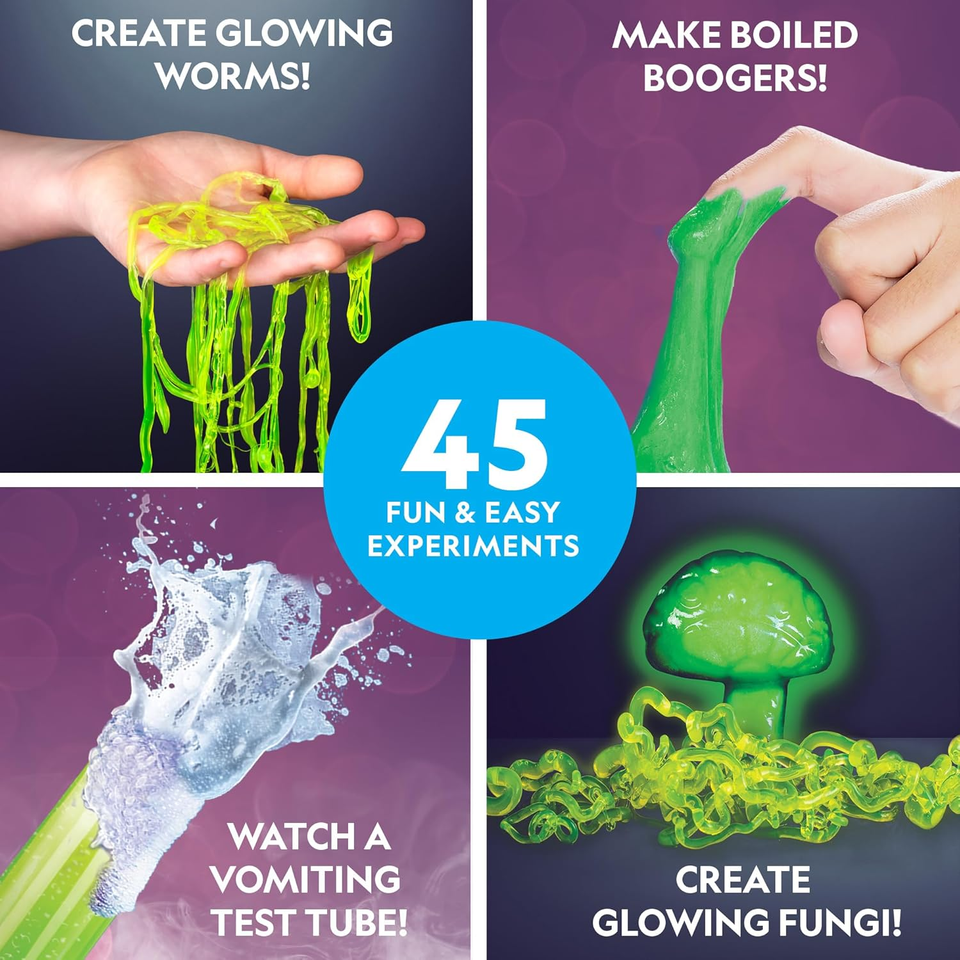 NATIONAL GEOGRAPHIC Gross Science Kit - 45 Gross Science Experiments ...