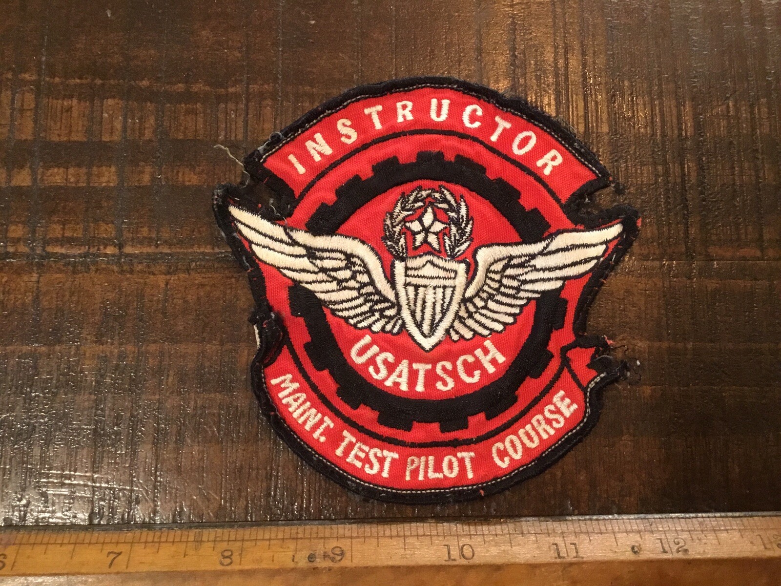 ORIG VIETNAM ? INSTRUCTOR USATSCH MAINT TEST PILOT COURSE FLIGHT JACKET ...