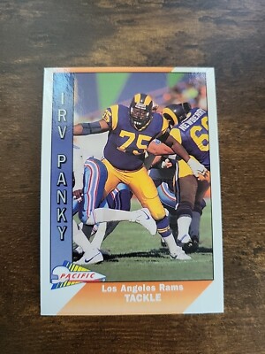 1991 Pacific Football Card #257A Irv Pankey NFL Rams C1 | eBay