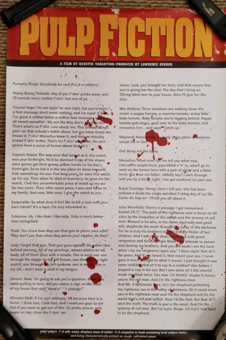 Pulp Fiction Yolanda Quotes