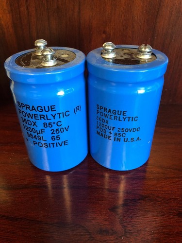 Sprague Powerlytic 36DX Capacitor Lot Of 2 | eBay