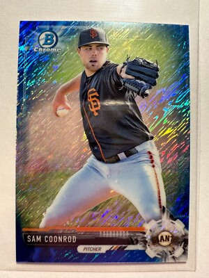 K54,172- 2017 Bowman Chrome Mini Prosp. 70th Blue #BCP111 Sam Coonrod ...
