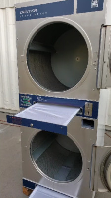 Dexter Coin-Op Stack Dryer, 30 lbs, Model: D2LX30QSS S/N: 103954 ...