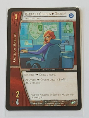 2005 VS SYSTEM BARBARA GORDON ORACLE BIRD OF PREY GAME CARD | eBay