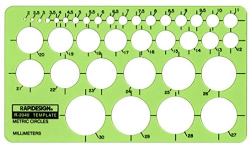 Rapidesign Stars Template, 1 Each (R2013) Assorted Styles | eBay
