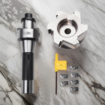 Cutting edge R8 FMB27 Arbor 400R 80mm Face End Mill for Precision ...