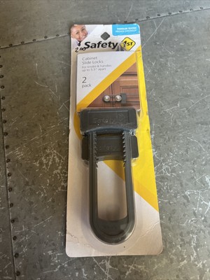 Safety 1st Cabinet Slide Locks 2 pack New - White | eBay