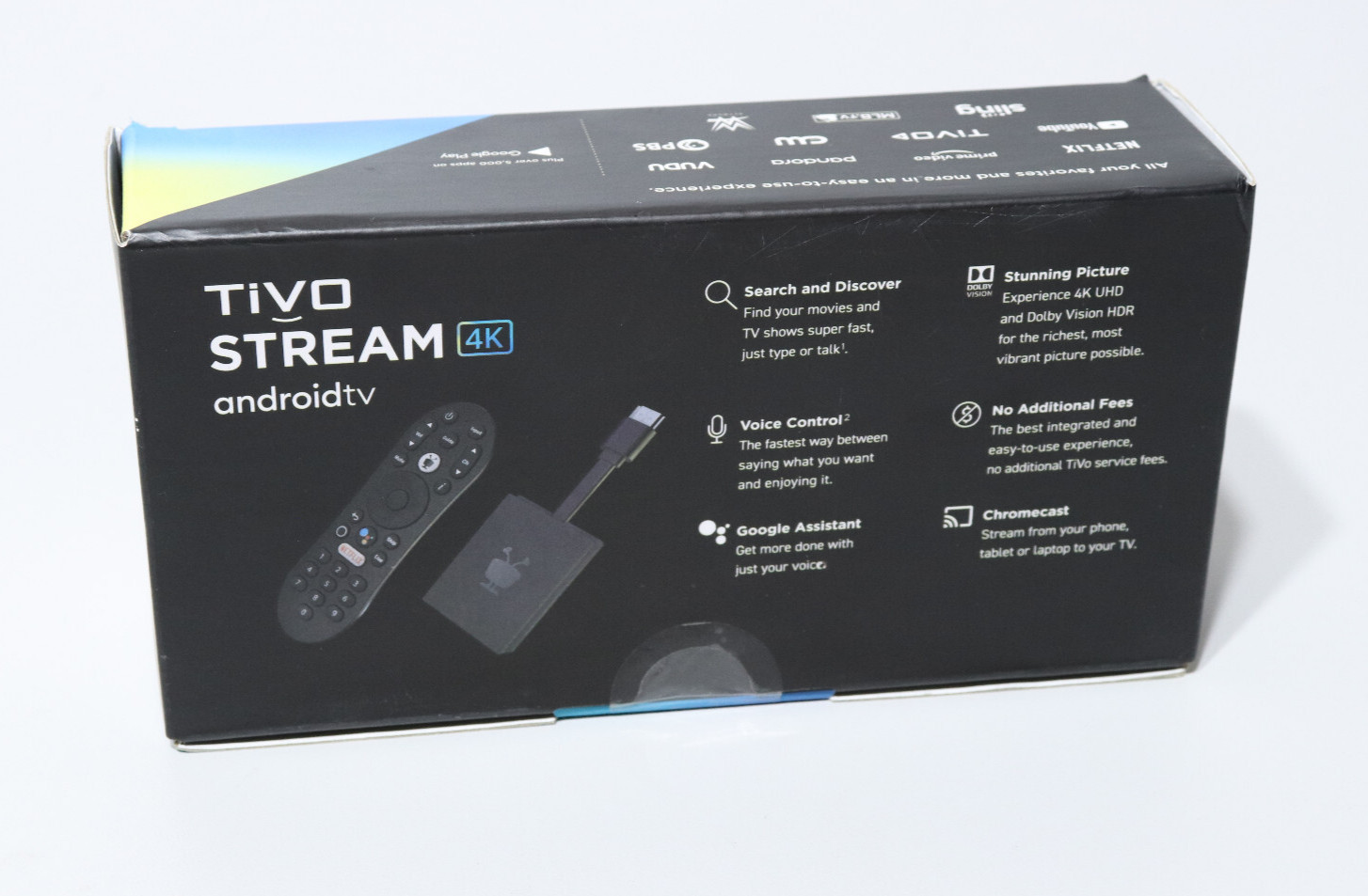 TiVo Stream 4K Media Streamer - Black - New Sealed