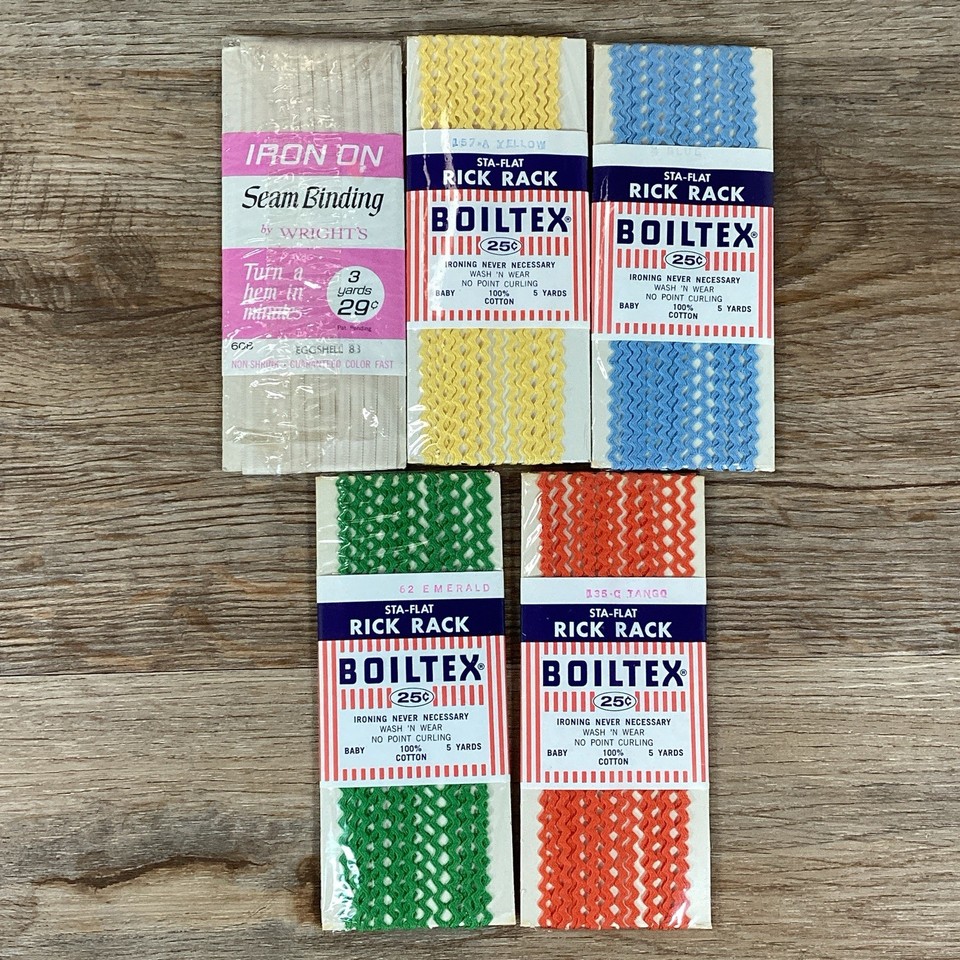 Large Lot Vintage Sewing Notion-Trim, Needles Zippers Elastic Button ...