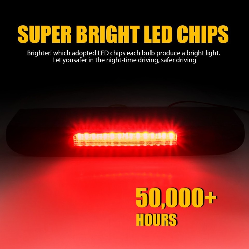 FOR LAND ROVER LR3 / LR4 DISCOVERY 3 & 4 REAR TAIL THIRD BRAKE LIGHT ...