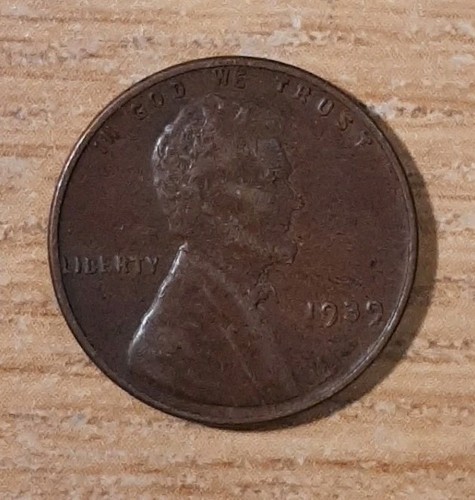 1939 ABRAHAM LINCOLN WHEAT PENNY PHILADELPHIA ONE 1 CENT MM7 | eBay