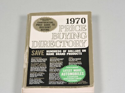 Vintage CONSUMER DIGEST from 1970 - Rare - HTF | eBay