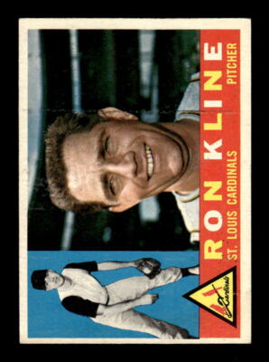 1960 Topps Baseball #197 Ron Kline St. Louis Cardinals | eBay