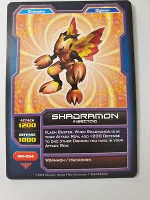 digimon shadramon u uncommon 2004 English language | eBay