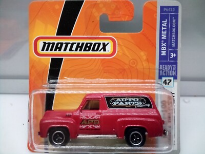 Matchbox Superfast / MB 733 - '55 Ford F100 Panel Van - Red -Auto Parts ...