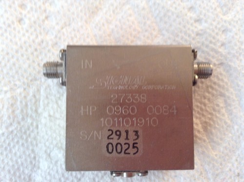 Signal Technology Corp. 27338 Microwave isolator HP 0960-0084 | eBay