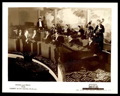 SAMMY KAYE Vtg B&W Press Publicity Photo Jazz Swing Clarinet Sax Big ...