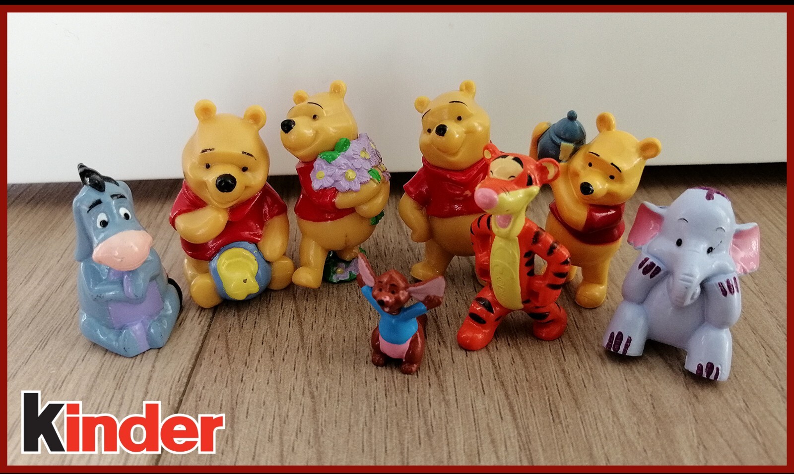 Winnie The pooh And Friends Kinder Figurines Toys Set | eBay