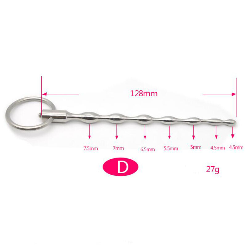 Male Stainless Steel Urethra Dilator Urethra Sound Penis Plug Male Sex ...