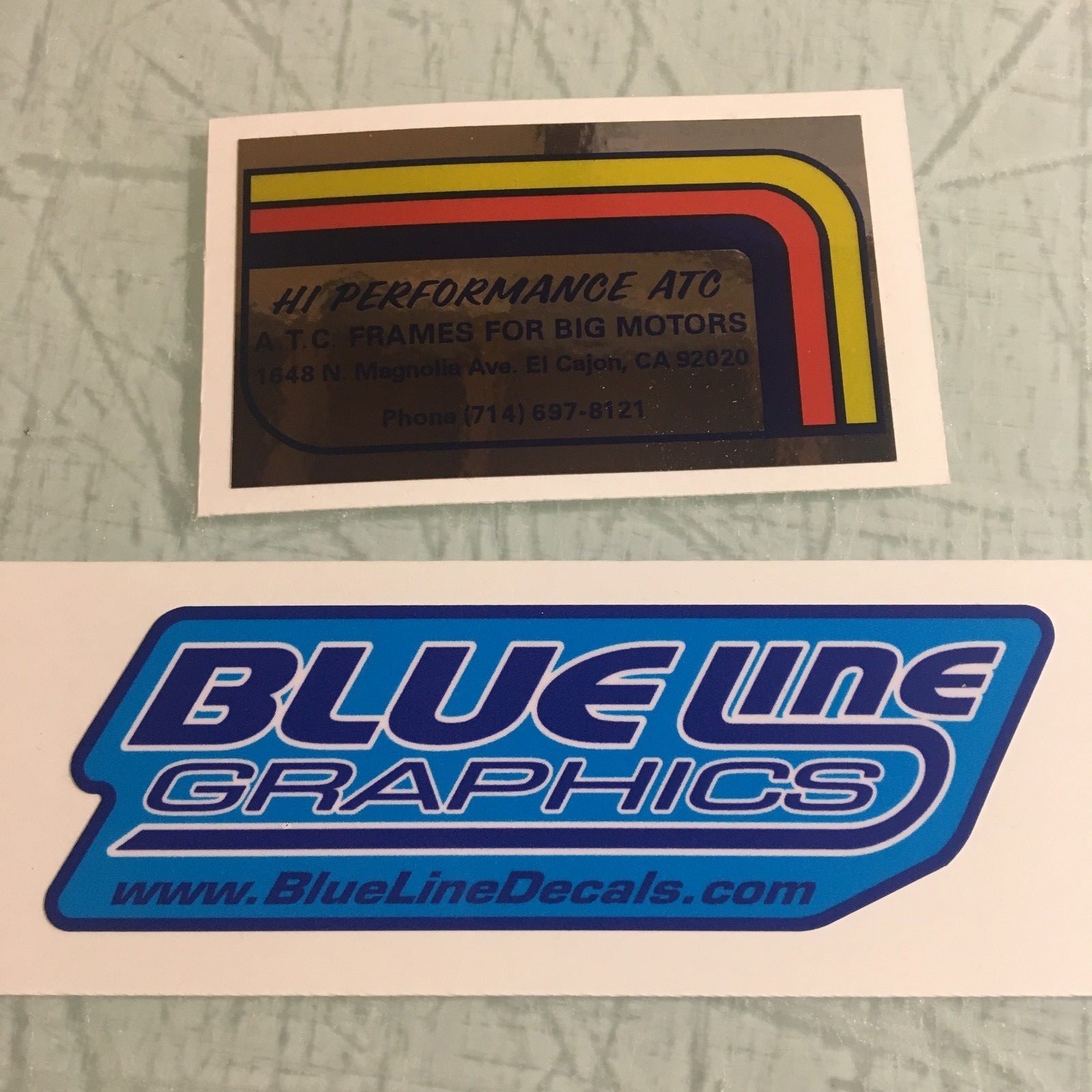 Hi Performance ATC Chrome decal ATC90 ATC 90 250R 110 ATC110 HP ATC Big ...