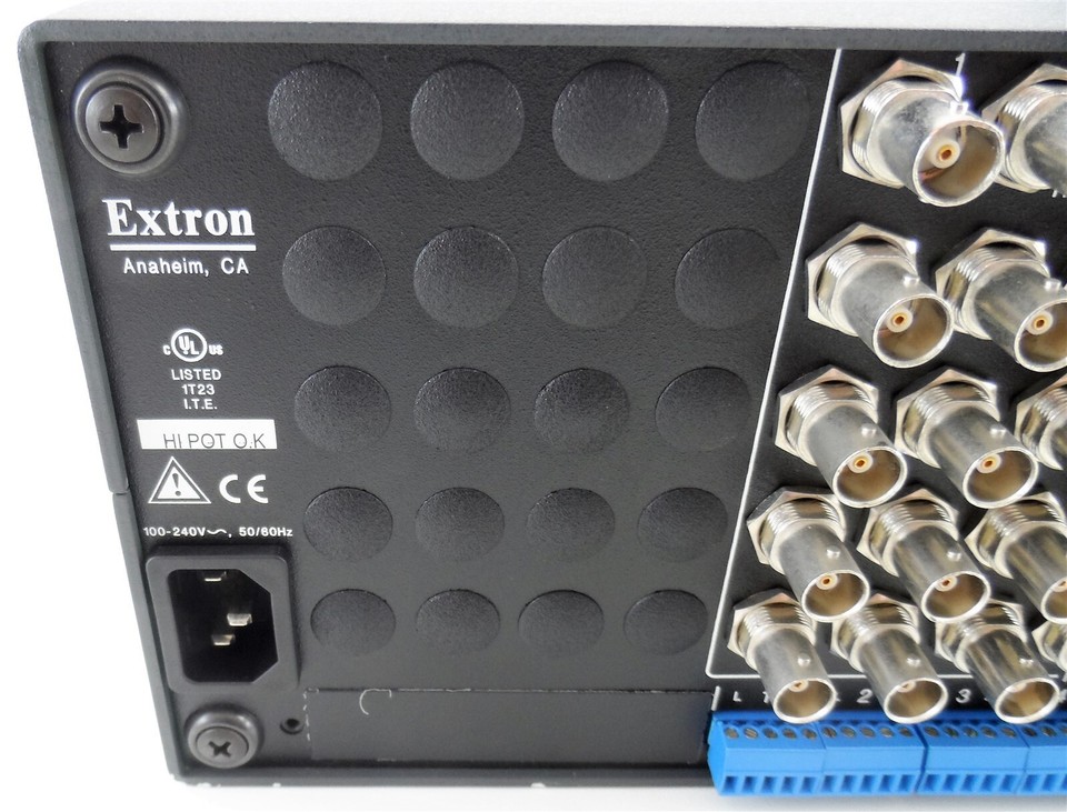 Extron Crosspoint 12x8 Distribution Switcher and Power Cable for Parts ...