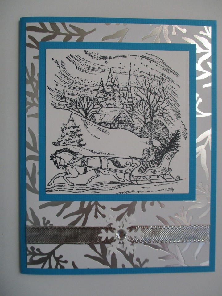 Stampin' Up! Christmas Card Making Kit Make 4 Cards "Sleight" | eBay