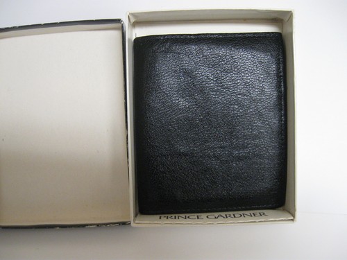 Vintage Prince Gardner Mens Bifold Kidskin Leather in Black | eBay