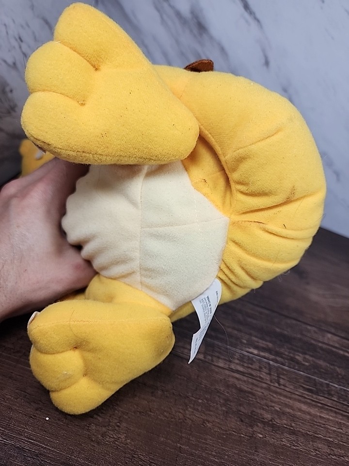 ☆RARE☆ ~Quetzal Dragon Tales Plush Hasbro Playskool 12" 2000 Yellow Ron ...