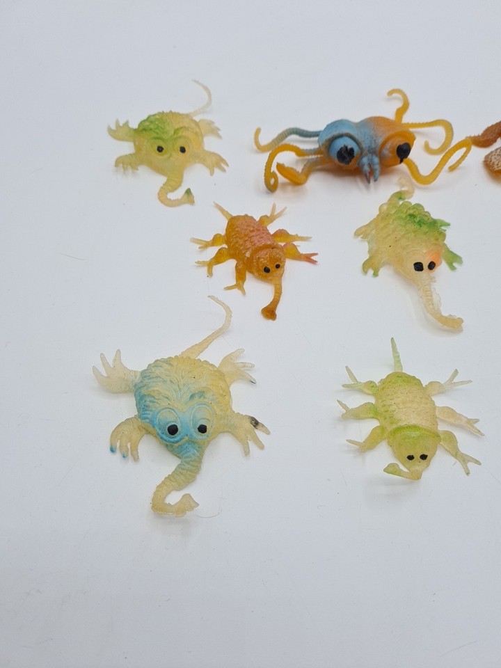 Vintage Ugly Jiggly Jiggler Rubber Monsters Aliens Suction 60 70’s X8 ...