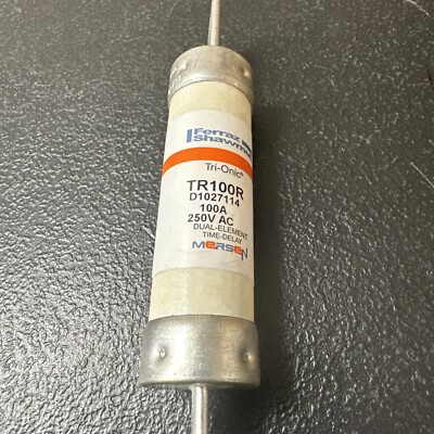 Ferraz-Shawmut Merson Tri-Onic Fuse TR100R D1027114 100A 250V | eBay