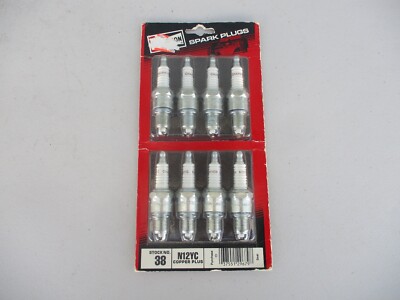 8 Champion N12YC Copper Plus Spark Plugs New Old Stock MADE IN USA | eBay