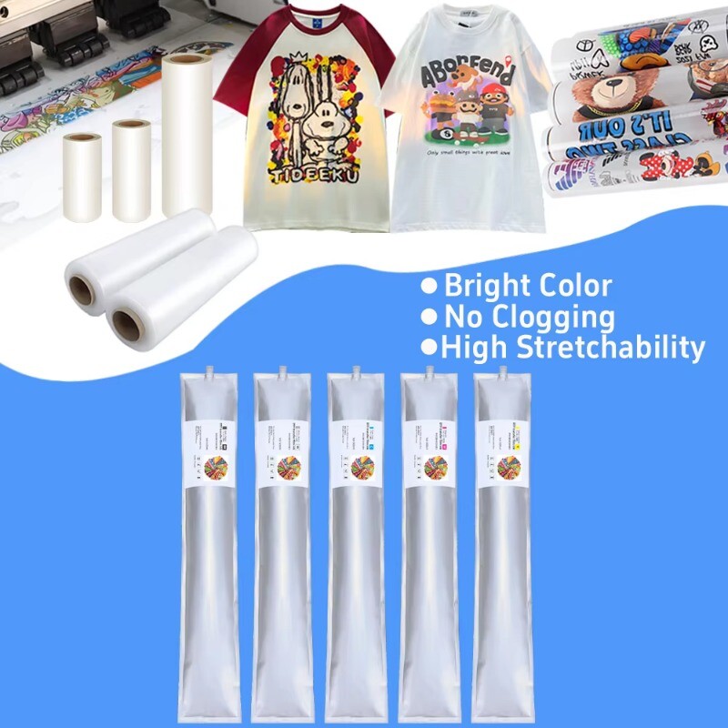 6PC PHT50 DTF Ink Bag For Mimaki TXF150-75 TXF300-75 TXF150 TXF300 DTF ...