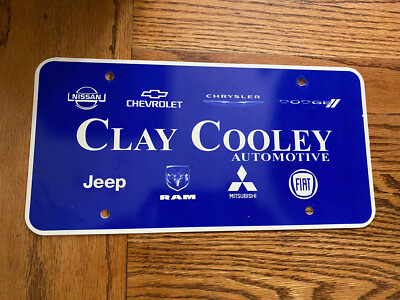 Clay Cooley Automotive License Plate Advertising Vehicle Dealer | eBay