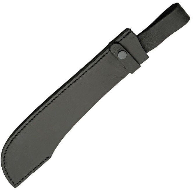 Rite Edge Machete 12.5" Carbon Steel Full Tang Blade Black Pakkawood ...
