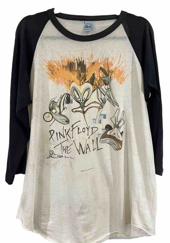 Pink Floyd The Wall Vintage Raglan Baseball shirt 1982 | eBay