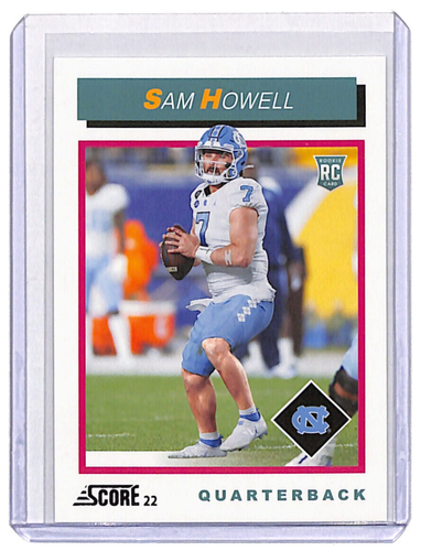 2022 Panini Score Sam Howell Throwback Rookie Card #TB4 RC | eBay