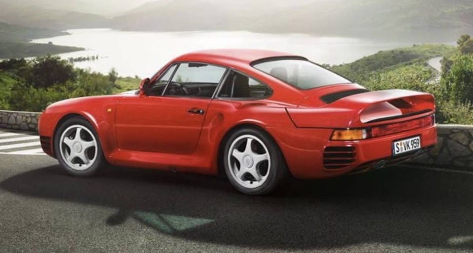 Minichamps 1/43 Porsche 959 Indischrot (Indian Red) 2003 Black Box ...