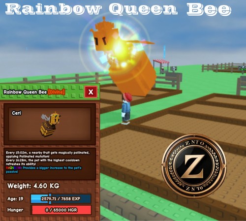 Rainbow Queen Bee | Grow a Garden | Fast Delivery🔥🛒 | eBay