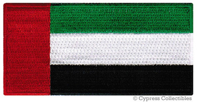 UAE FLAG PATCH UNITED ARAB EMIRATES embroidered iron-on BADGE NATIONAL ...