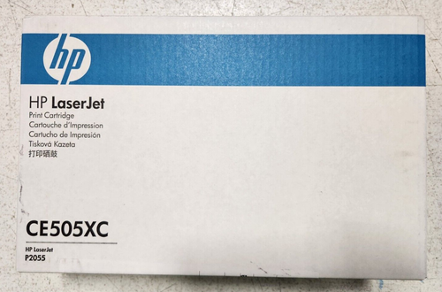 Genuine HP CE505XC LaserJet Print Toner Cartridge - Black for sale ...