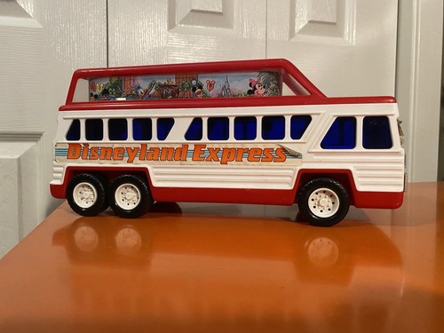 Vintage Disneyland Express Bus Illco Toys Mickey Mouse Donald Duck ...
