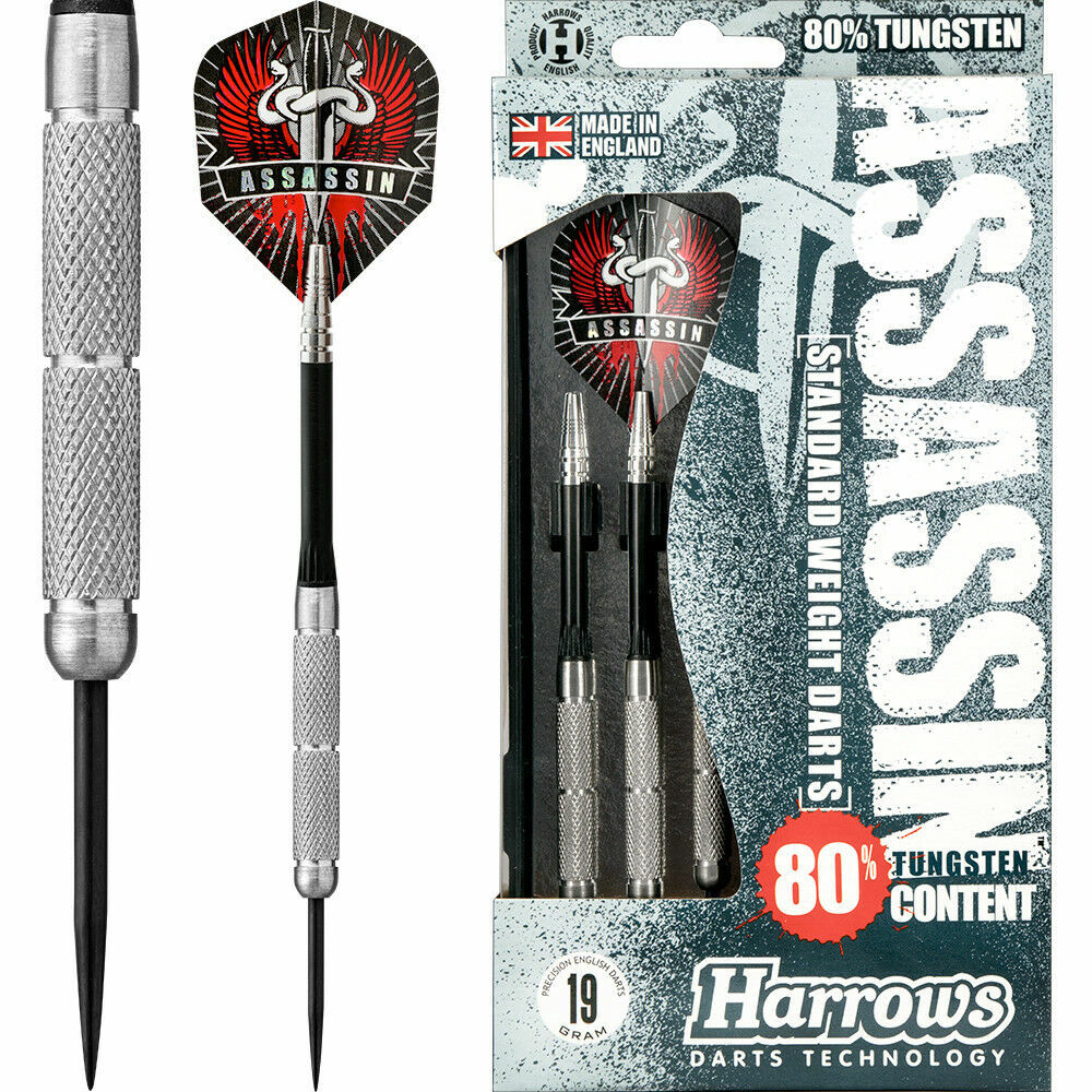 Harrows Assassin Steel Tip Darts Set 18g–40g – Multiple Weights | eBay UK