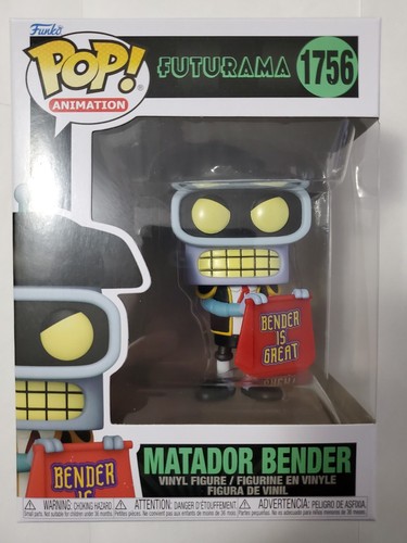 Funko Pop Futurama Matador Bender Vinyl Figure #1756 | eBay
