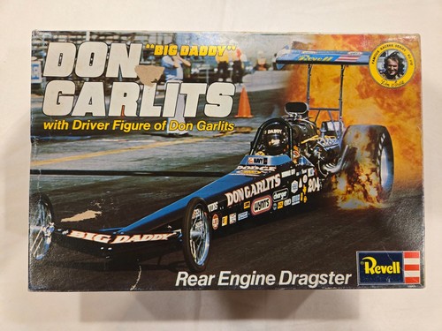 Vintage DON GARLITS '74 Rear Engine Dragster, 1974 REVELL 1/25th, open ...