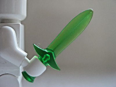 Custom Elven Dagger-Trans Green- for LEGO Minifigures- Brickforge ...